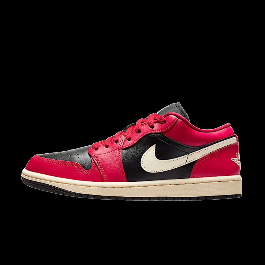 WMNS Air Jordan 1 Low Retro (Mystic Hibiscus/Coconut Milk-Black) – Two 18